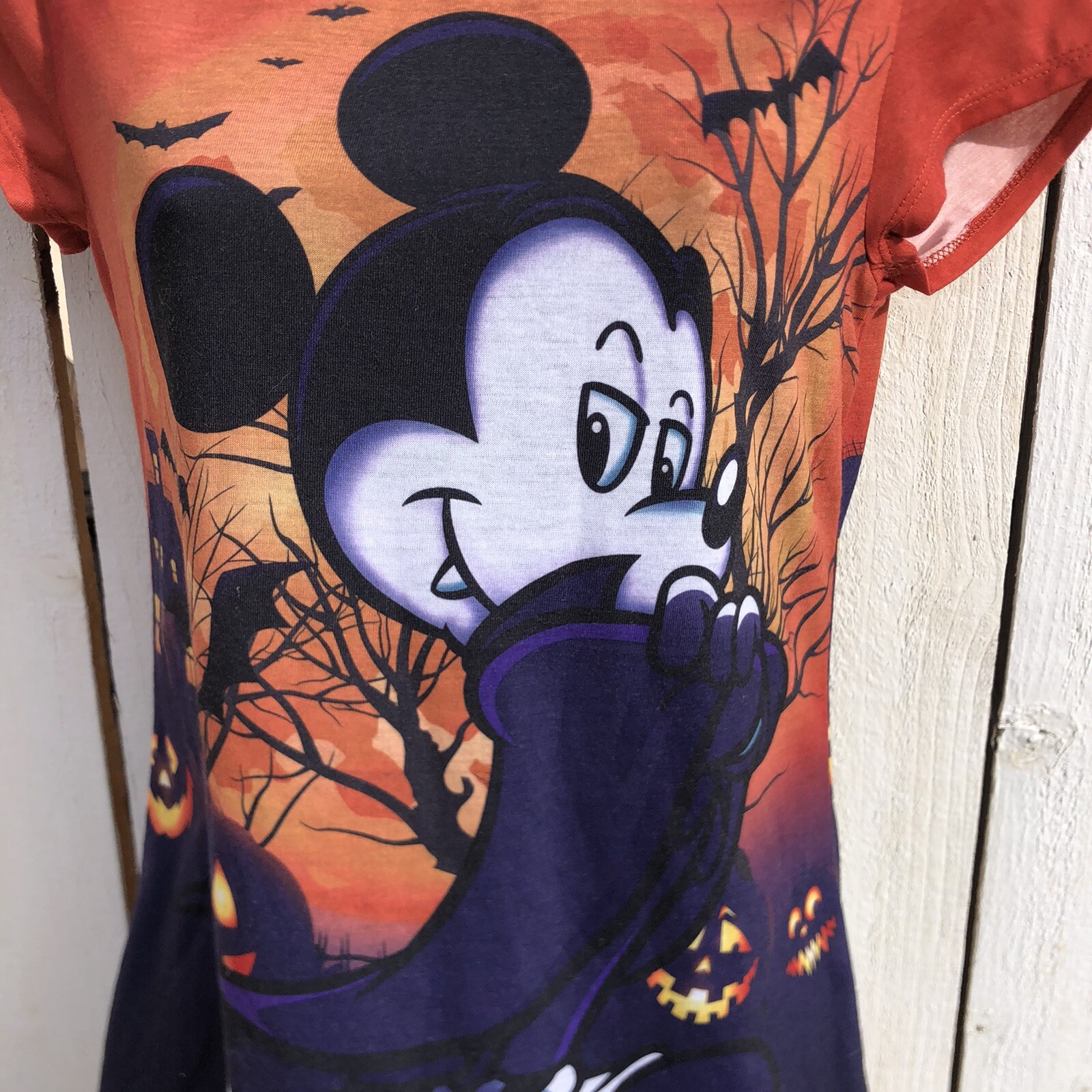 Vampire Mickey Mouse Goth Halloween Medium Tshirt - Gem