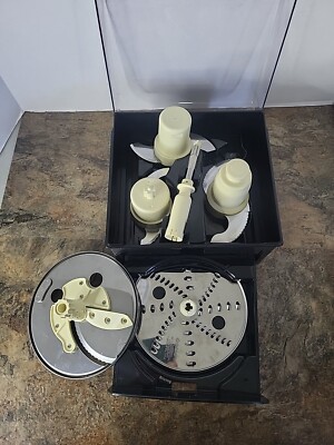 Cuisinart FP-16/14BKSC Food Processor Blade In Case w 3 Choppers Slicer ...