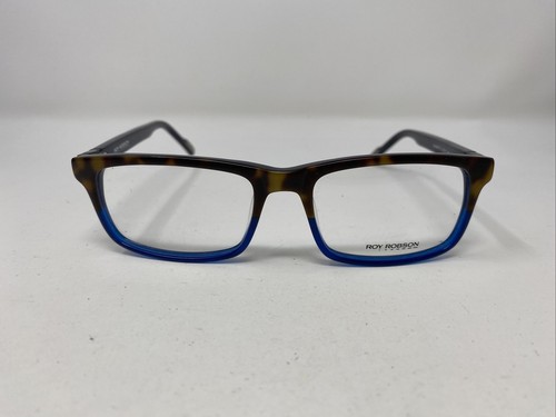 ROY ROBSON Eyeglasses Frames 60017-2 51-17-140 Blue/Tortoise Full Rim ...