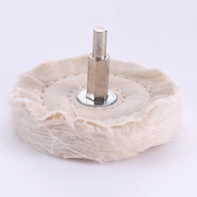 2pcs 3 Inch Buffing Polishing Pad Wheel Cotton with 1/4 inch Handle | eBay