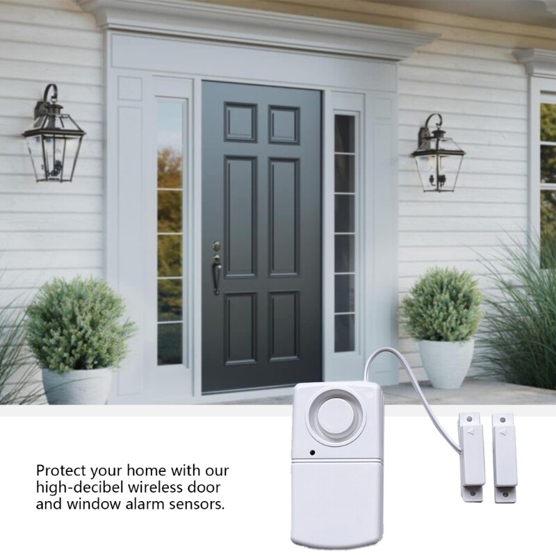 Door Window Sensors Detector Door Contact Sensors 120db Burglar Alarm ...