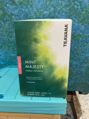 Teavana Mint Majesty Full Leaf Tea Sachets Herbal 12 Count Starbucks ...