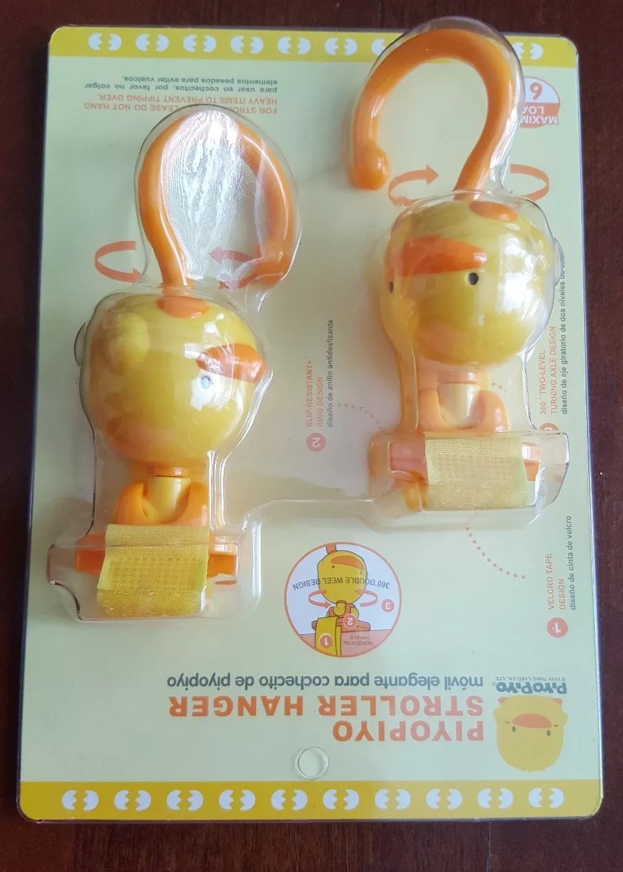 NEW Piyo Piyo Duck Stroller Hangers- Hooks Two (2) pieces | eBay