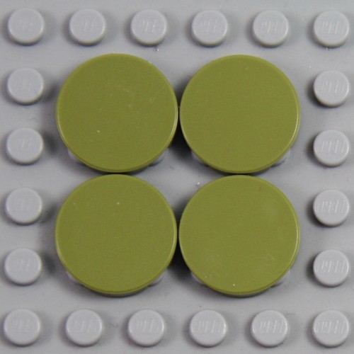 LEGO - 2x2 Round Tiles - PICK YOUR COLORS - Smooth Finishing Plate Flat ...