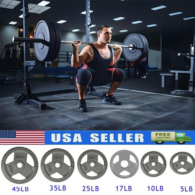 2.5/5/7.5/10/15/20 KG Weight Plates Set 5 11 17 22 33 45 LB Barbell ...