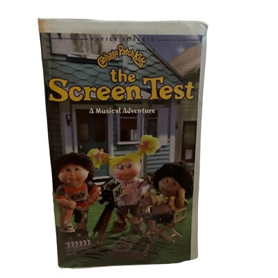 Cabbage Patch Kids The Screen Test VHS Movie VCR Video Tape Clamshell ...