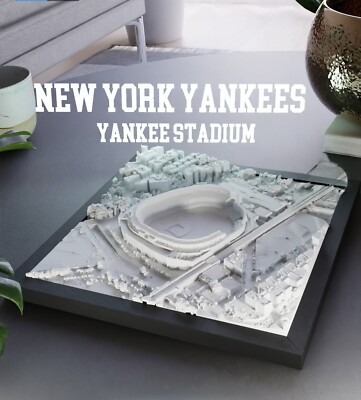 New York Yankees Yankee Stadium Park Replica Model MLB 8”x 8” Framed ...