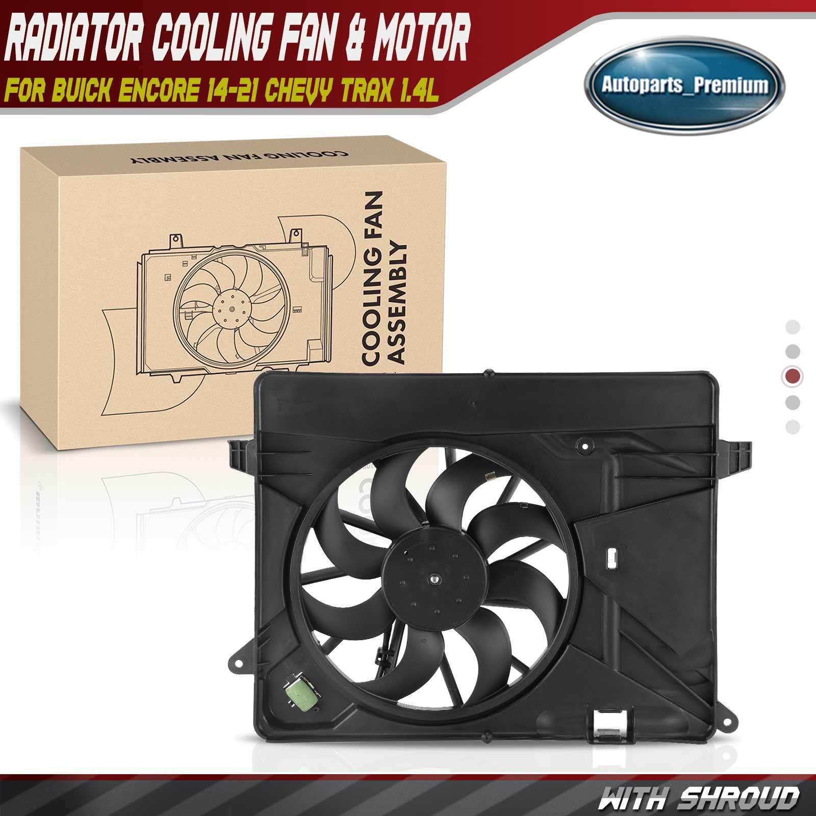 Radiator Cooling Fan Assembly for Buick Encore 2014-2021 Chevrolet Trax ...