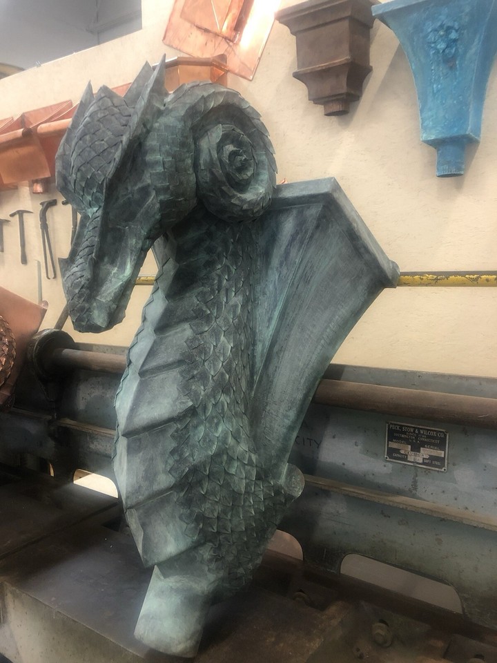 Leader head gutter scupper-box Water collector Box DragonHead | eBay