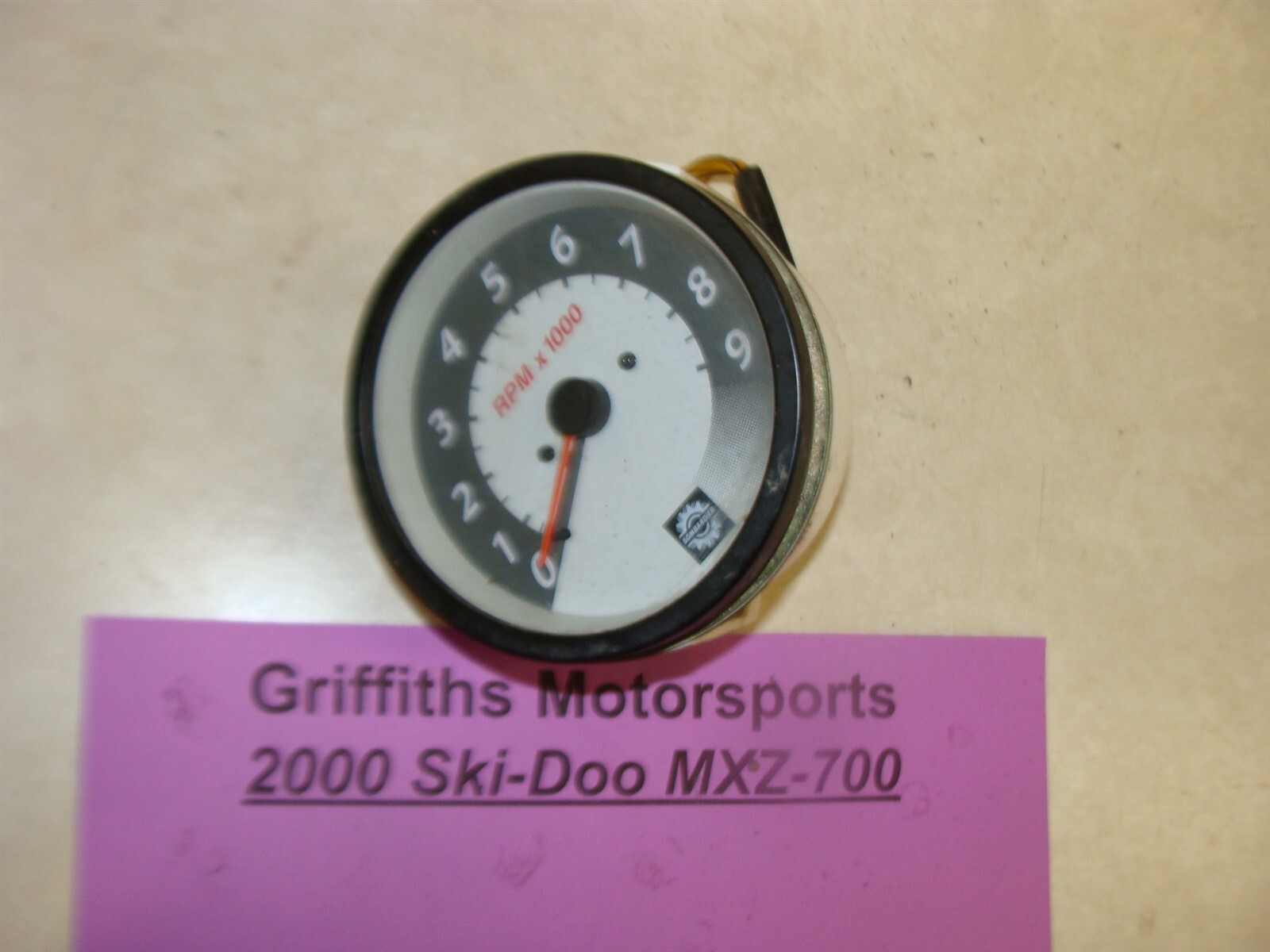 2000 SKI DOO MXZ 700 ZX chassis tach tachometer rpm gauge mount ring ...
