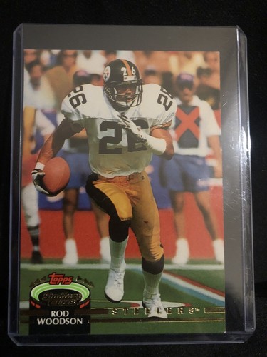 1992 Rod Woodson Topps Stadium Club #240 NFL Football Card Steelers HOF ...