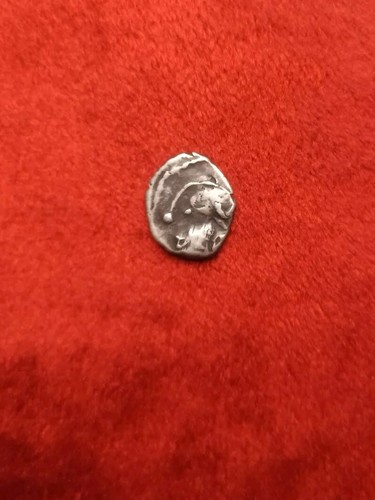 Ancient Celtic Silver Quinarius. GAUL, AEDUI. 1st Century BC. Roma ...