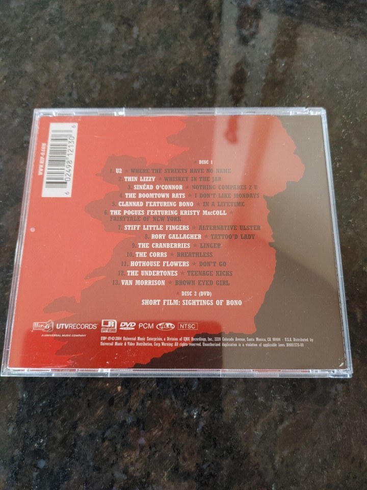 Greatest Irish Bands (CD & DVD Set) U2 Thin Lizzy Boomtown Rats | eBay