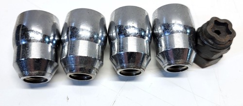 Set MCGARD 7/16-20 Mag Wheel Locks 1 Puzzle Key Acorn Locking Security ...