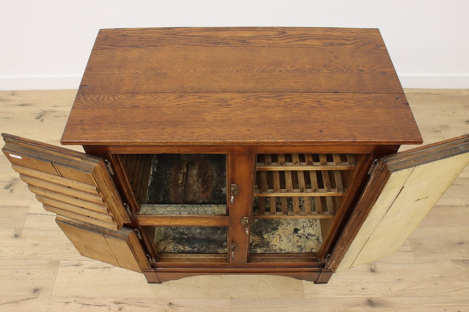 Farmhouse Antique Oak Kitchen Ice Box or Pantry, Herrick #51885 | eBay
