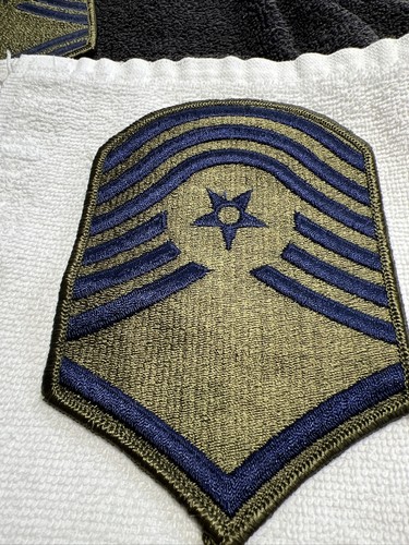 US Air Force Senior Master Sergeant Rank Patch Insignia E-8 E8 USAF USA Subdued | eBay