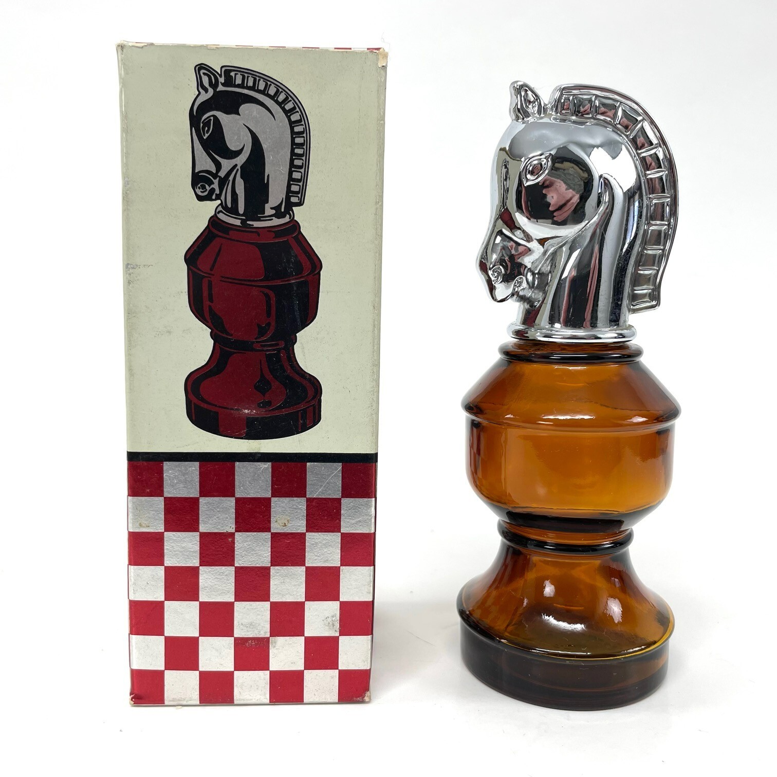 Avon Smart Move Knight Chess Piece 3oz Oland Cologne Bottle Decanter ...