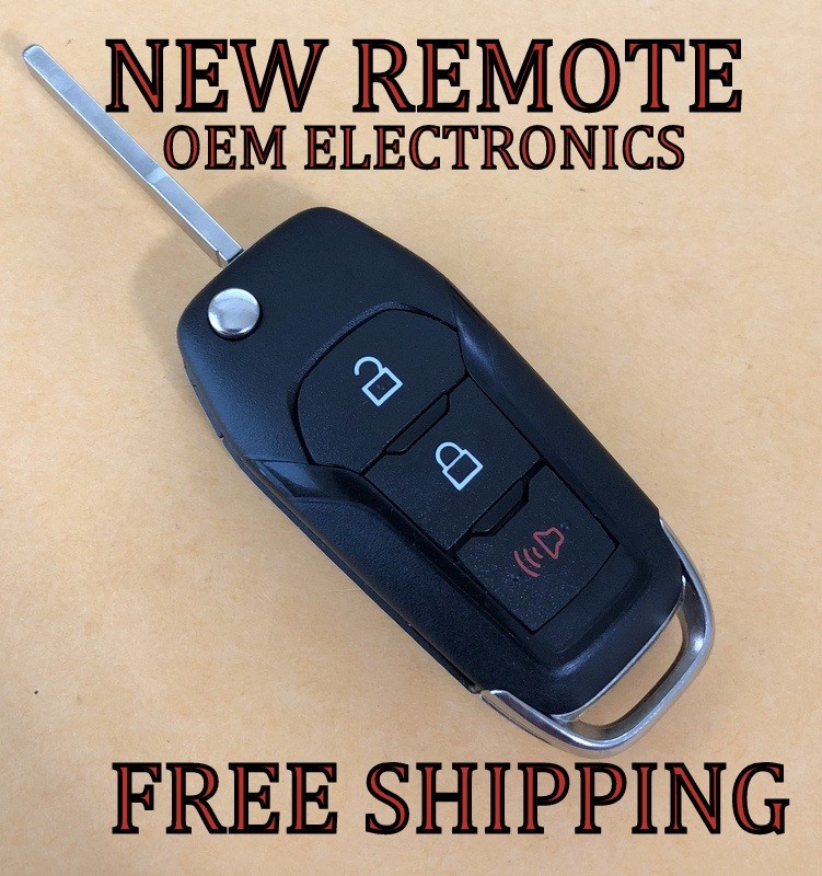 NEW 19-23 FORD RANGER MAVERICK BRONCO 3B FLIP STYLE KEY REMOTE FOB 164 ...