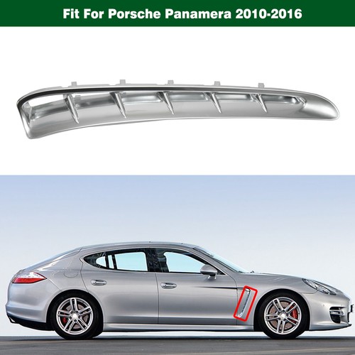 Right Silver Side Vent Grille Fender Trim Cover for Porsche Panamera ...