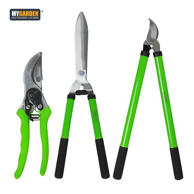 3pc Tree Lopper Shears Secateurs Hedge Garden Plier Pruning Cutter Tool ...