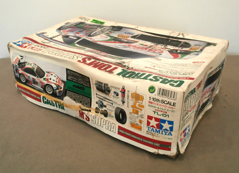 Tamiya TL-01 Castrol Tom's Supra 2000 1/10 Scale RC Racing Car Spares ...