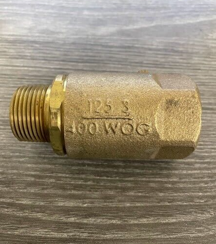 1" 61-205-01 CONBRACO Bronze Ball Cone Check Valves 400 WOG M x F NPT ...