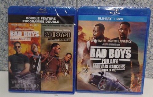 BLU-RAY Bad Boys 1 + Bad Boys 2 + Bad Boys For Life 3 movie pack NEW ...