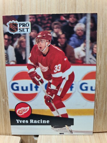 YVES RACINE🏆1991 Pro Set #54 DETROIT NHL Hockey Card🏆FREE POST | eBay