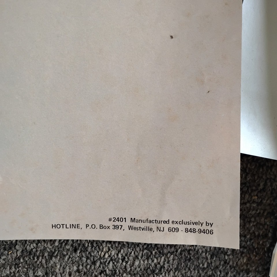 Deborah Harry Blondie 1979 Original Music Poster #2401 Hotline ...