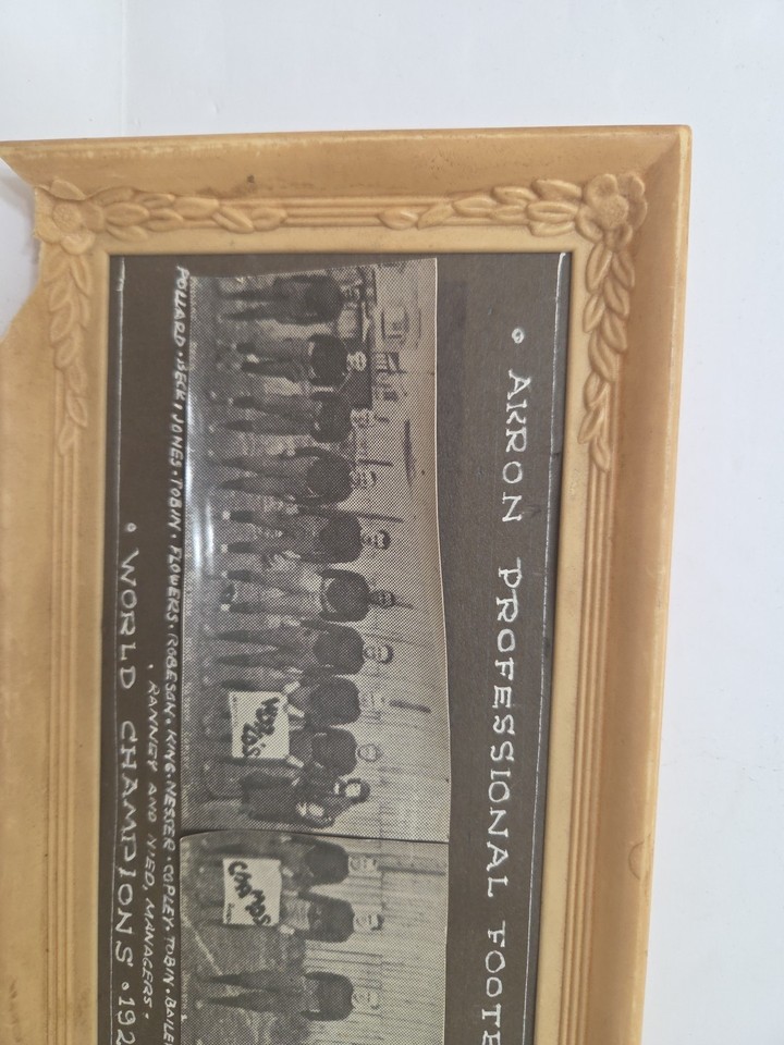 Vintage Akron Pros 1920 World Champs Photo Fritz Pollard NFL Hall Of ...