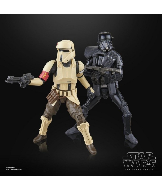 HASBRO STAR WARS THE BLACK SERIES SHORETROOPER & DEATH TROOPER ACTION ...