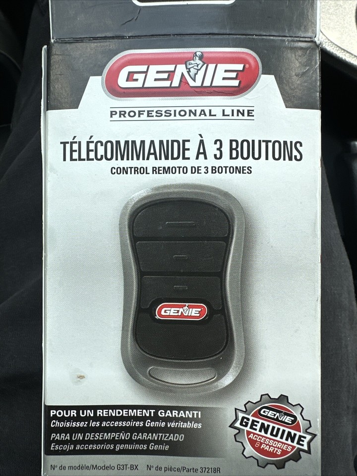 Genie G3T-BX G3T-A Three Button Garage Door Opener Remote Genuine OEM ...
