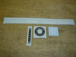 Schwinn Approved Stingray Orange Krate Bicycle Decal Set With Shifter ...