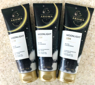 3 Moonlight Zen BLACK CHAMOMILE Body Cream 8oz LOT/SET of 3 | eBay