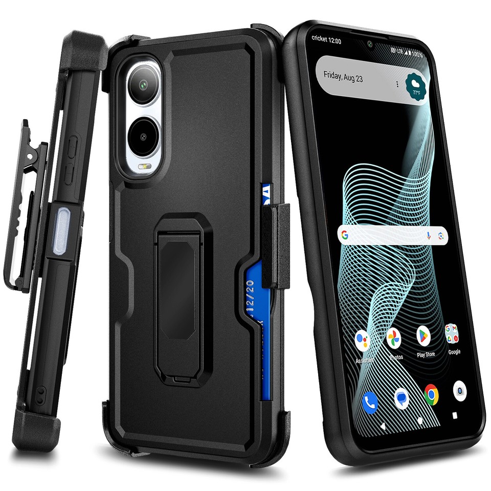 For AT&T Verge (SL219A) Holster Case Kickstand Belt Clip Cover ...