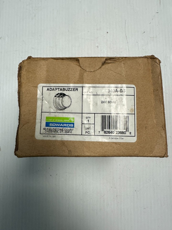 Edwards Signaling 340A-G5 ADAPTABUZZER | eBay