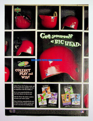 MLB Baseball Trading Cards Upper Deck 2004 Trade Print Magazine Ad ...
