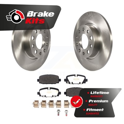 Rear Disc Brake Rotors And Semi-Metallic Pads Kit For 2018-2020 Jeep ...