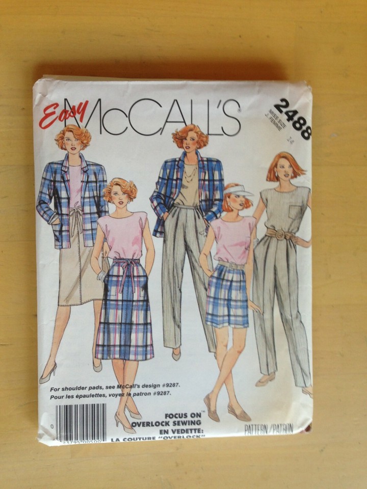 1980's M2 McCall's Sewing Pattern, Uncut, Choose Your Style | eBay