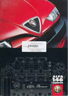 Alfa Romeo - 146 Zubehör - Prospekt - Deutsch - 98020000 | eBay.de