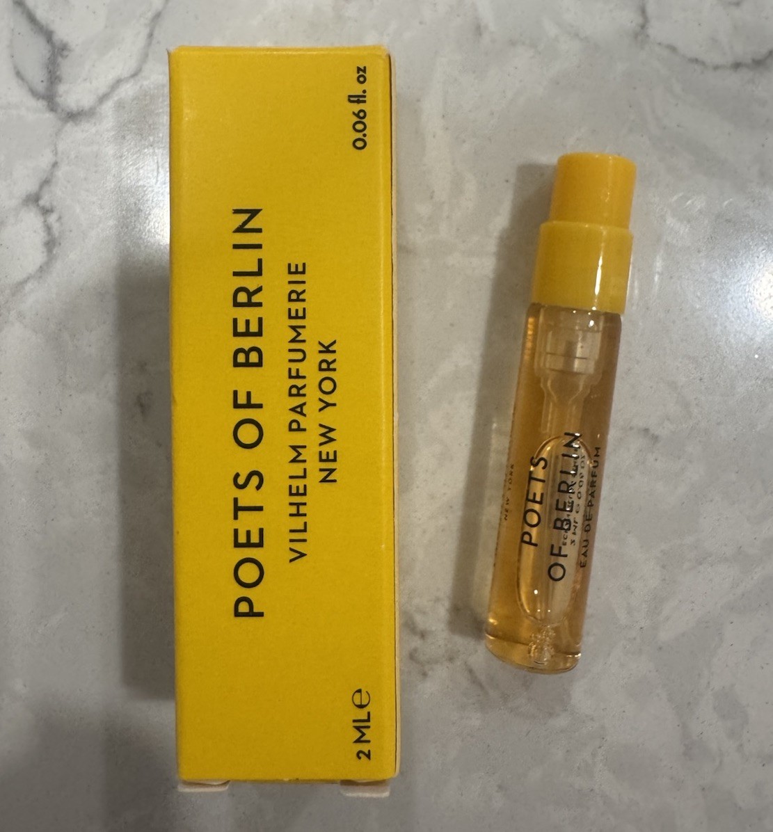 Vilhelm Parfumerie POETS OF BERLIN Eau de Parfum Sample Spray .06oz 2ml ...