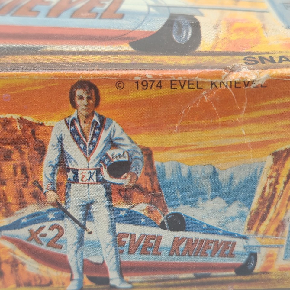 Evel Knievel's Sky Cycle X-2 Kit 154 by Addar COMPLETE w/ Autographed ...