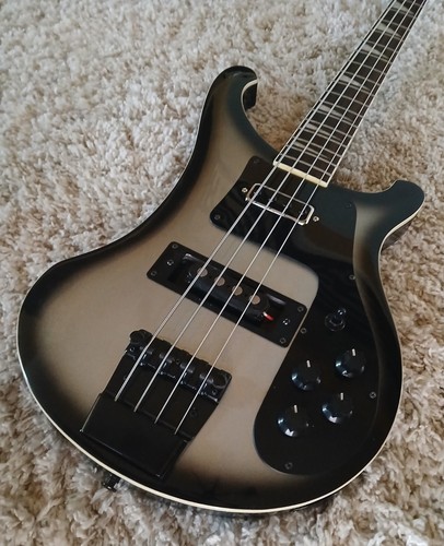 Ric 4001 4003 style bass copy grayburst/silverburst w/Retrovibe PU (US ...