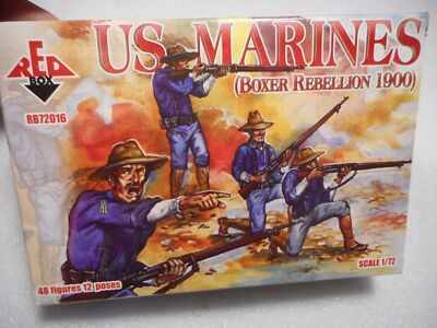 Red Box US Marines 1900 Boxer Rebellion Plastic Soldiers in Box 1/72 ...