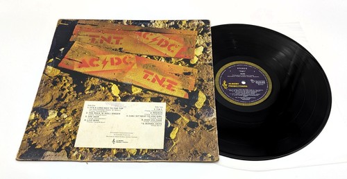 AC/DC T.N.T. TNT Vinyl LP Record 1975 Blue Roo Aussie Misprint Cover ...