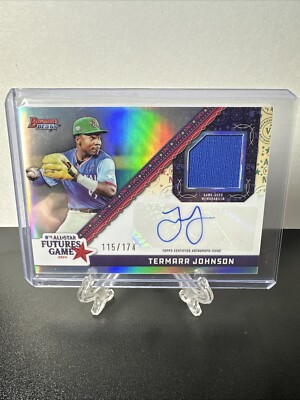 2024 Bowman’s Best All-Star Autograph Game Used Relic Termarr Johnson ...