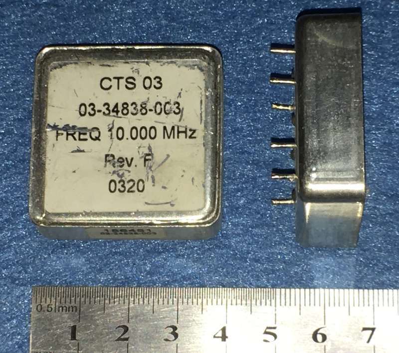 Used CTS 03 03-34838-003 Oven Controlled Crystal Oscillator +12V ...