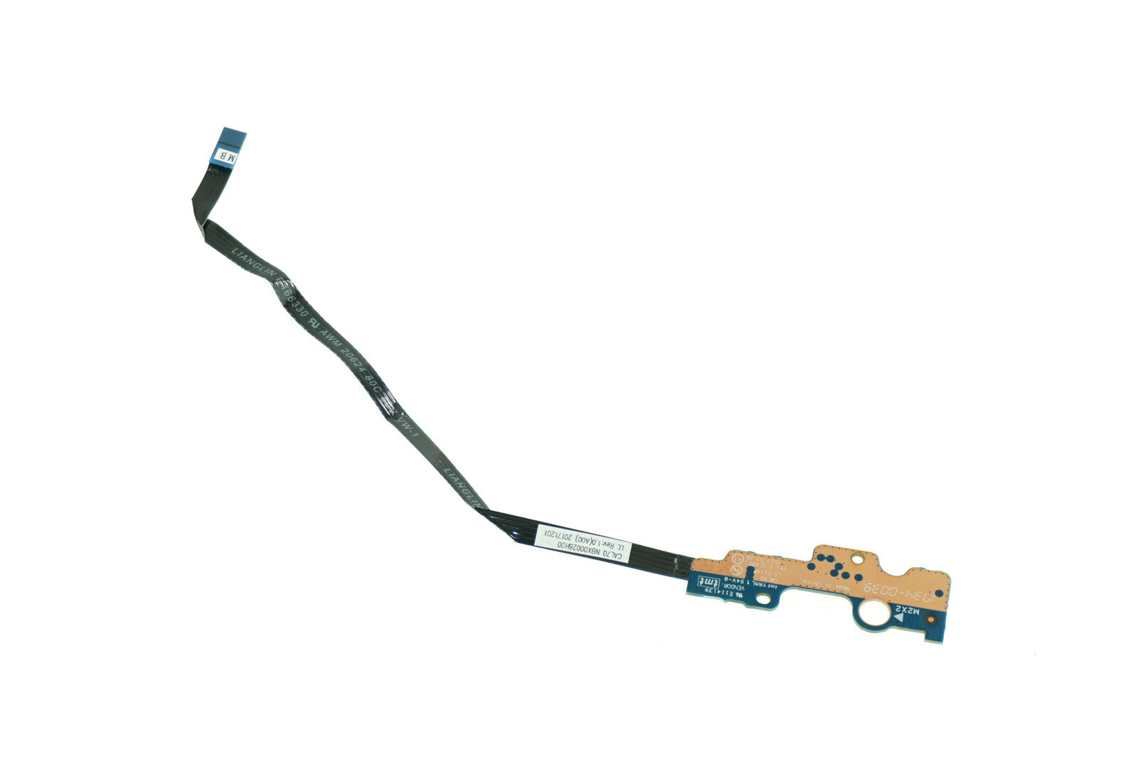 LS-F114P NBX00028H00 OEM DELL POWER BUTTON BOARD W- CABLE 5770 P35E (A ...