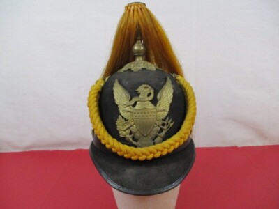 Span-Am War US Army Cavalry Officer's M1881 Sun or Pith Helmet w/Plume ...