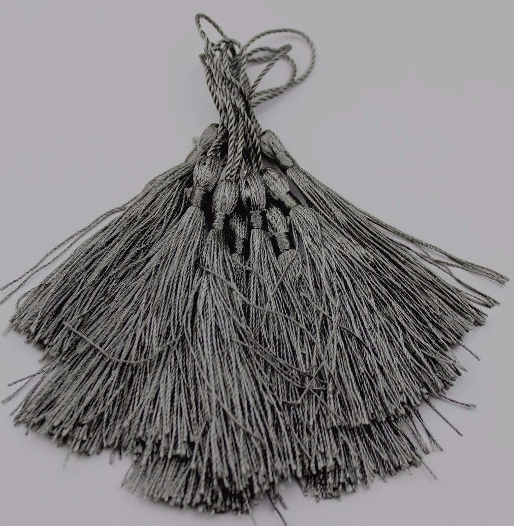 Pack Of 10 13cm Luxury Silky Tassels - Craft, Sewing, Decoration ...